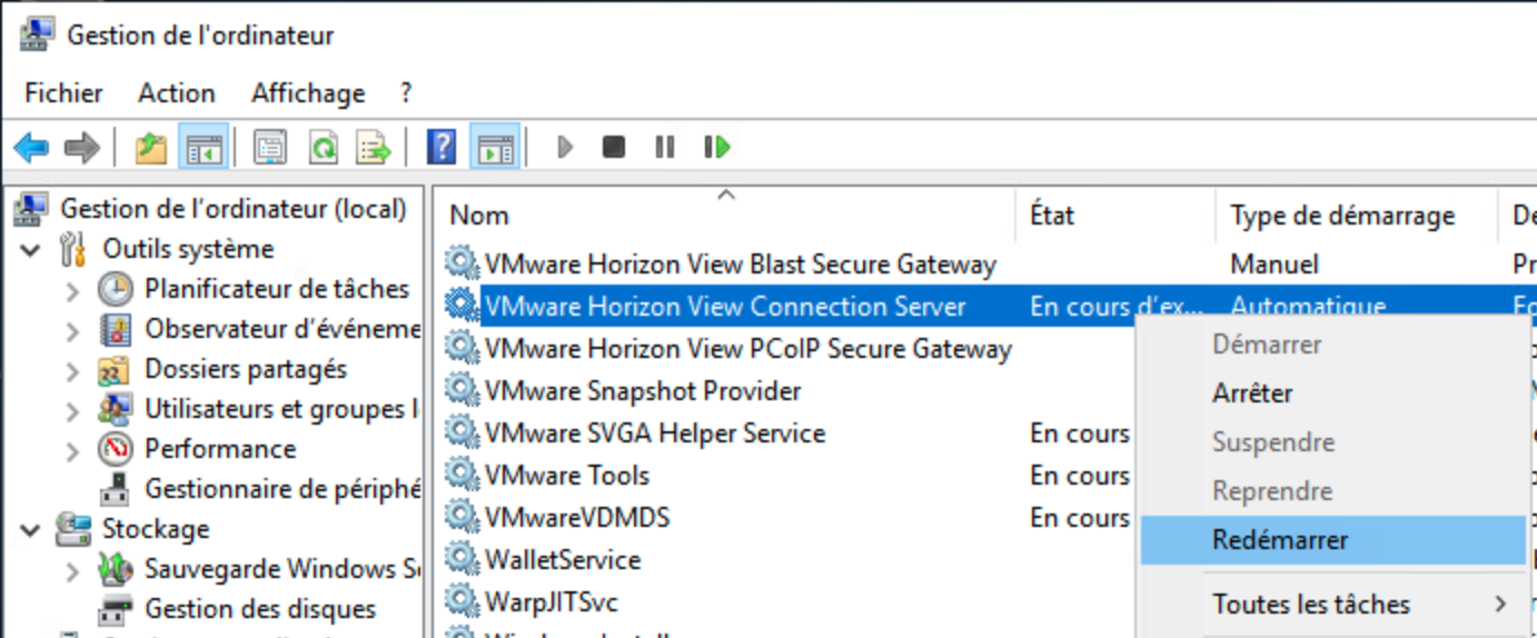 VDI Hub - VMware Horizon, en français