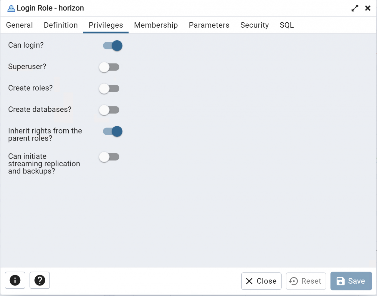 Configurer PostgreSQL pour Horizon - VDI Hub